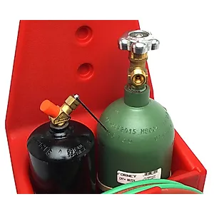 Forney Tote A Torch Light/Medium Duty Cutting and Welding Portable Kit + Flame King Refrigerant Recovery Cylinder Tank