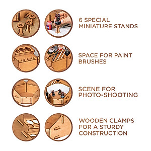1 Modular + 2 Corner Paint Rack Organizer