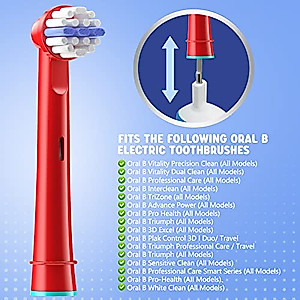 THISONG Kids Toothbrush Replacement Heads - Pack of 12, Compatible with Oral-B Electric Toothbrush, Professional Precision Soft Cleaning for Effective Oral Care