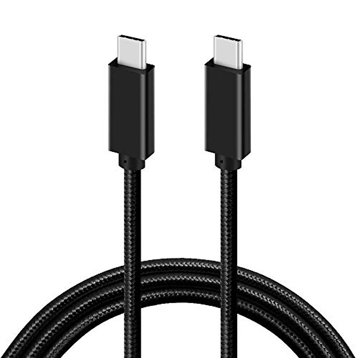 BoxWave Cable Compatible with Sony WF-1000XM3 - DirectSync PD Cable (3ft) - USB-C to USB-C (100W), Type C Braided 3ft Charge and Sync Cable for Sony WF-1000XM3 - Jet Black