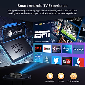 Smart LED 4K Projector Daylight HDR WiFi 6 Bluetooth Wireless HDMI FHD Movie Gaming TV Projectors 5G Wi-fi Indoor Daytime 1100ANSI High Lumen Outdoor Home Theater Proyector 4K Ceiling Airplay Keystone