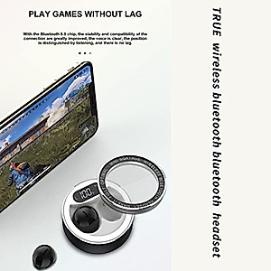 Loluka Invisible Earbuds Mini Hidden Wireless Tiny Earbuds for Small Ears Bluetooth 5.0 Smallest for Music Nude