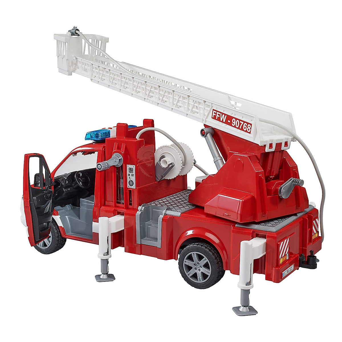 Bruder 02673 MB Sprinter Fire Engine w Ladder Water Pump & L/Smodule