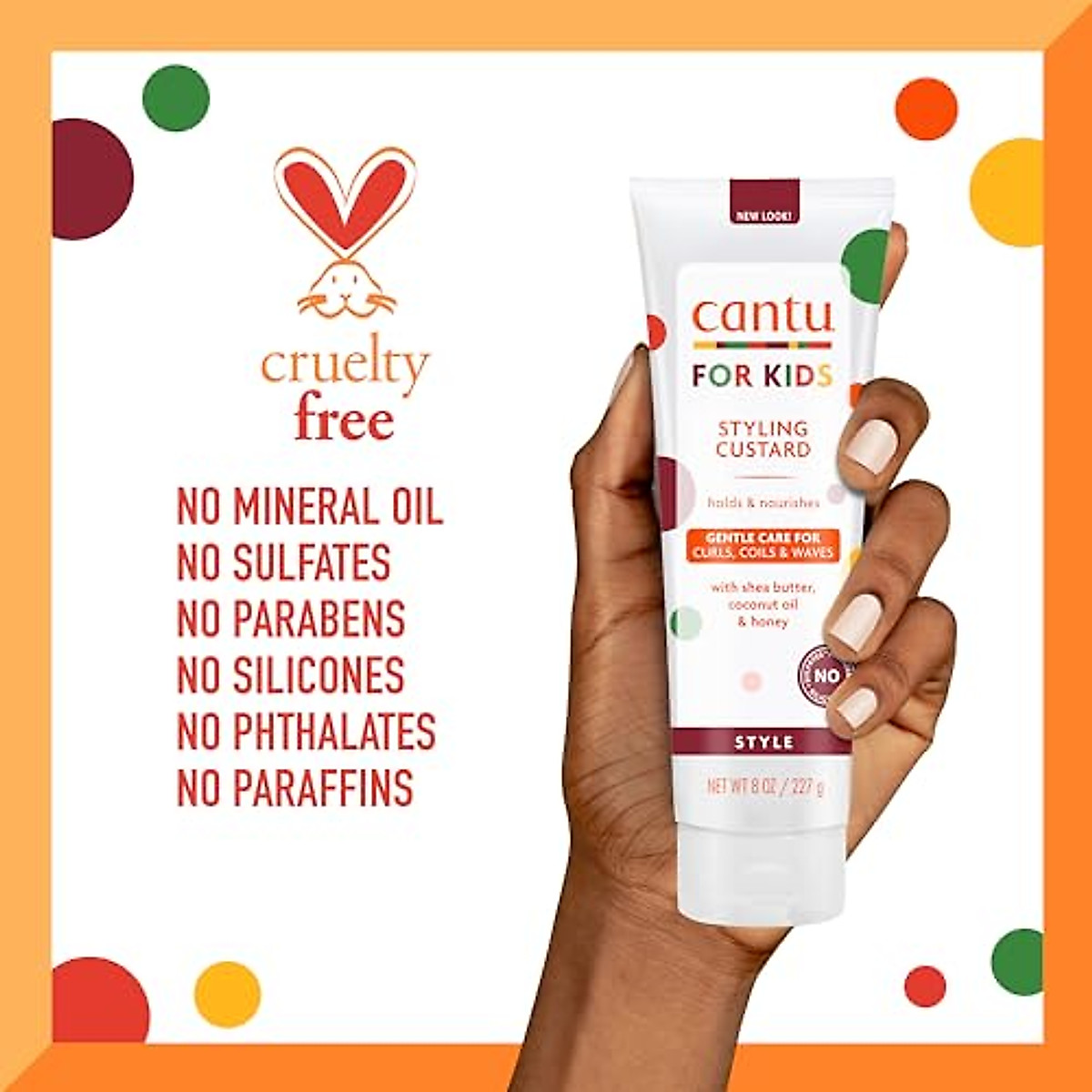 Cantu Care for Kids Styling Custard, 8 Oz