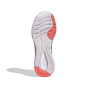 adidas Women's Edge Lux 5 Running Shoe, White/White/Acid Red, 9.5