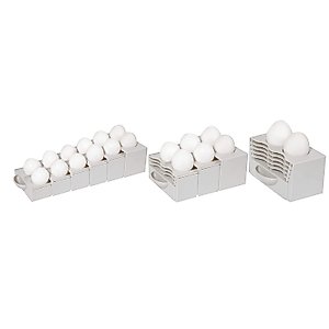 Think Up Designs Eggstra Space Collapsible Egg Storage Tray- Save Space in Your Fridge