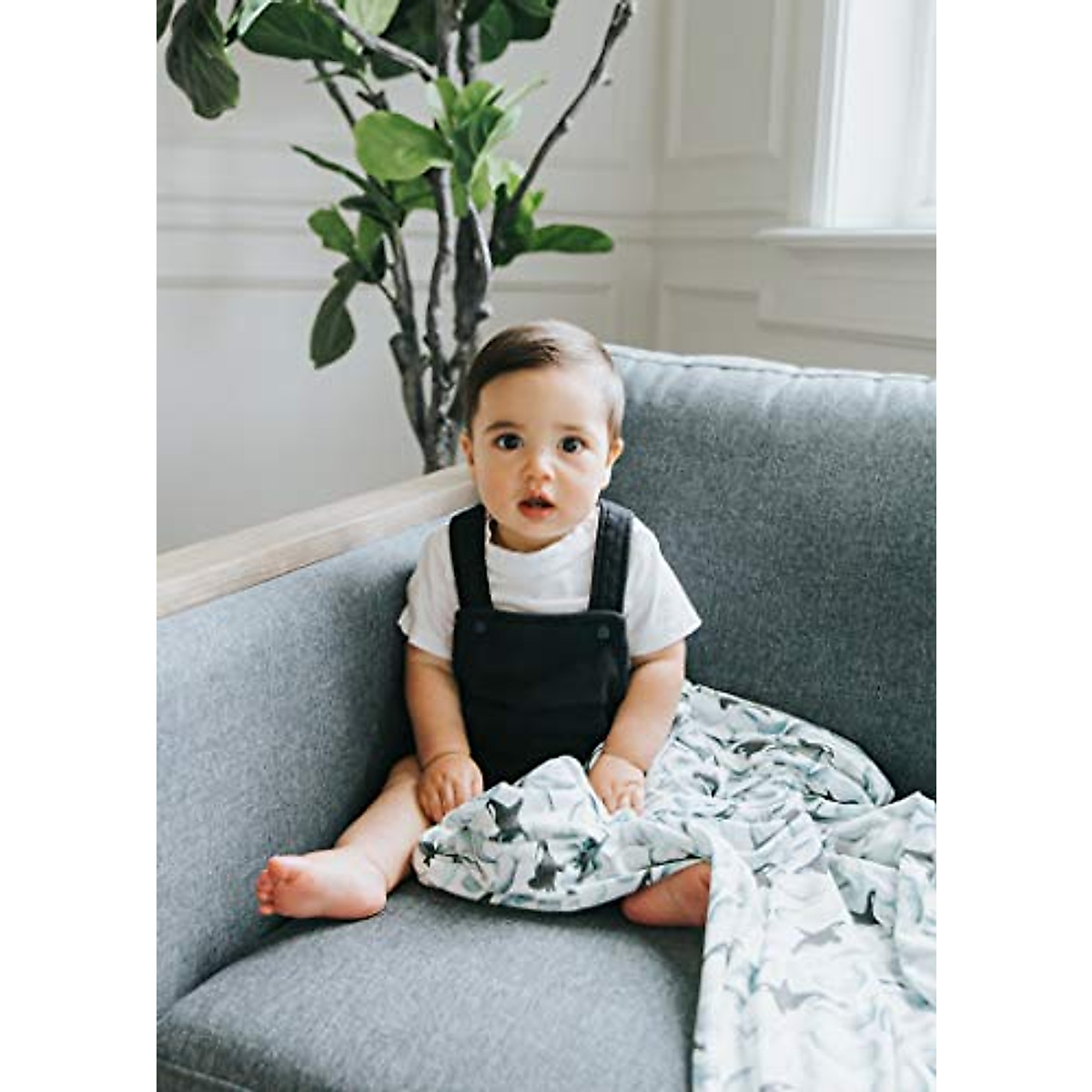 Copper Pearl Large Premium Knit Baby Swaddle Receiving Blanket Kai