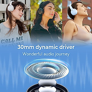 Edifier WH500 Wireless On-Ear Headphones with Foldable Lightweight Design and Solid Bass, Bluetooth Headset with Microphone, 40H Music Playtime and Custom EQ via App for Home Office Travel (Black)
