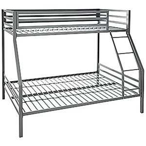 Novogratz 4146429N Maxwell Metal Bunk Bed, Twin over Full