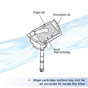 Aqueon Aquarium Fish Tank Replacement Filter Cartridges Small - 3 pack