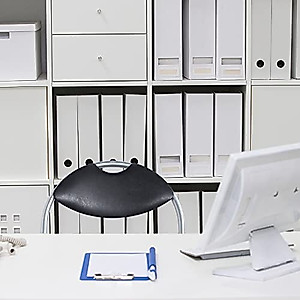 BBTO 8 Packs Folding Chairs, Padded Folding Chair, Black Metal Foldable Folding Chairs Portable Stackable Commercial Seat with Steel Frame for Outside Events Office Wedding Party Picnic Kitchen