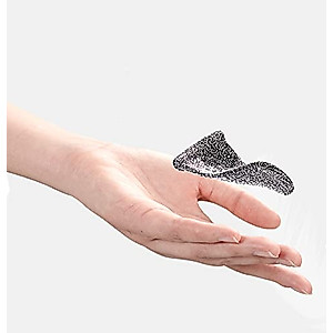MOMOFLY 60% Silver Fiber Gaming Finger Sleeves (6 Pack) Anti-dislodging Touch Screen Breathable Anti-Sweat Shoot Aim Finger Cot for PUBG Mobile