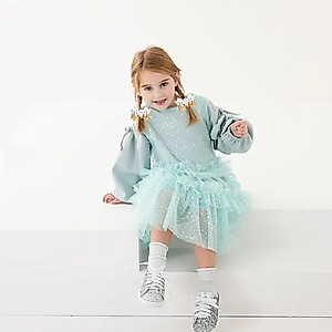 4 PCS Ice Cream Hair Clips, Summer Glitter Bow Hair Clips Sparkly Alligator Hair Clips Barrettes Hair Accessories for Girls Women