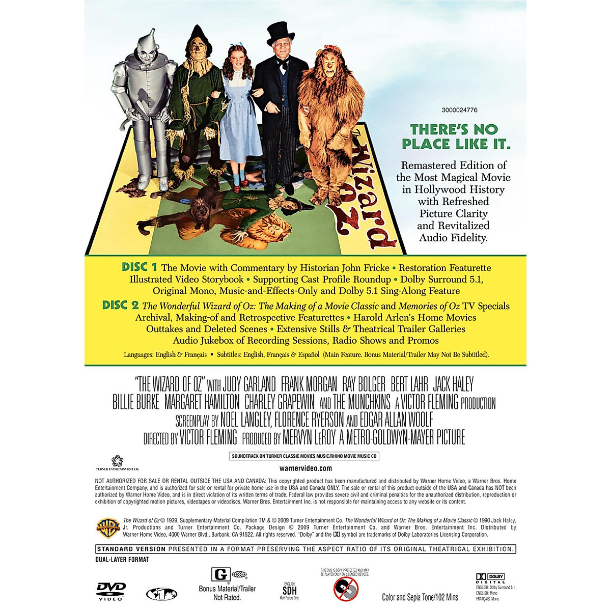 The Wizard of Oz (70th Anniversary Two-Disc Special Edition) [DVD]