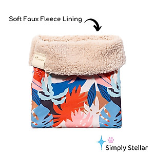 Simply Stellar - Snoods for Dogs, No Flap Ear Wraps for Dogs, Quiet Ears for Dogs, Dog Ear Covers for Bath, Dog Ear Protection, Dog Ear Cover, Dog Snood, Soft Fleece Lining, Set of 2 (Small)