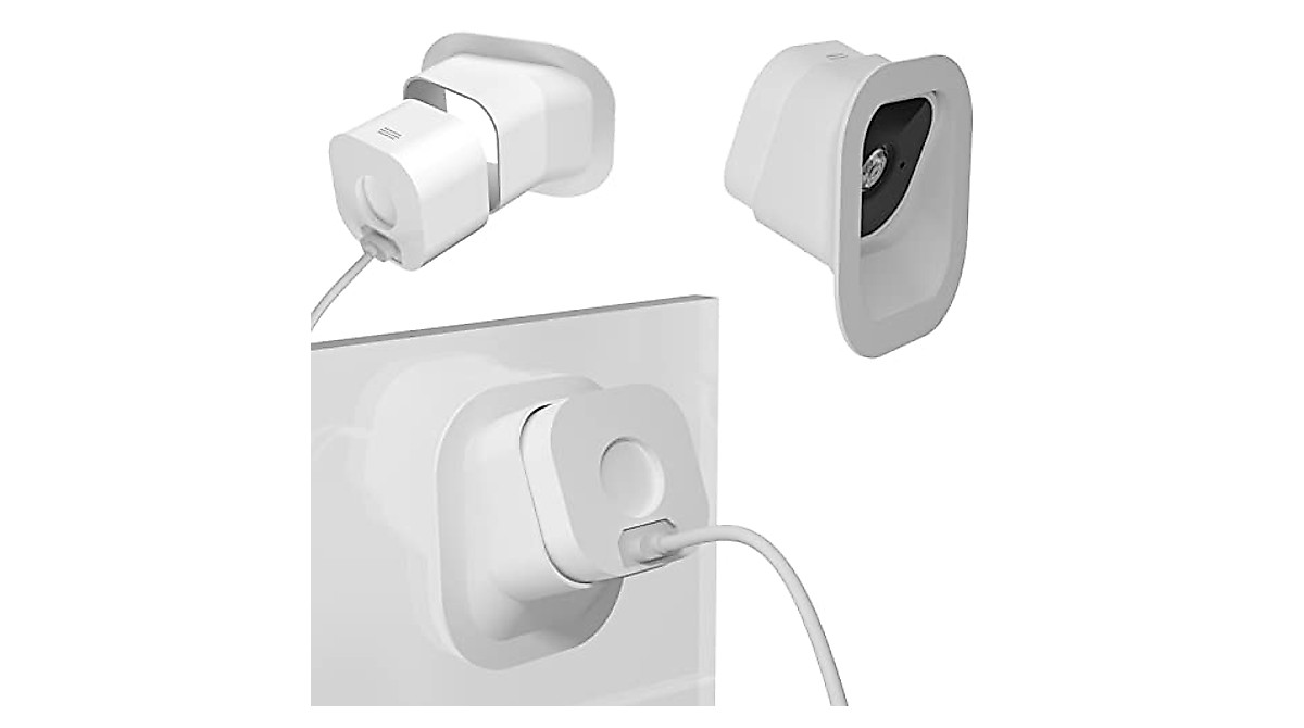 Teccle Angled Window Mount for Blink Mini - 20° Tilt, 2-Pack