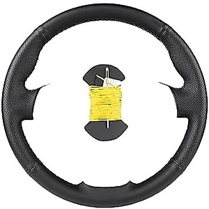 Car Steering Cover for V-olvo S80 2004 2005 XC70 2004-2010 S60 2004-2010 XC90 2004-2006 Car Steering Wheel Sleeve,Yellow