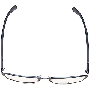 Polo Ralph Lauren Men's PH1175 Rectangular Prescription Eyewear Frames, Matte Navy Blue/Demo Lens, 56 mm