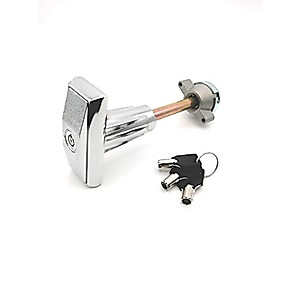 LORADAR Vending Machines Lock T Handle Vending Machine Lock Adjustable Locking Force, Impact Resistance, Quick Locking with 3pcs Keys