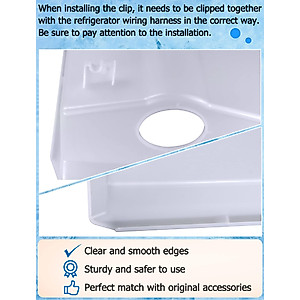 W10670845, WPW10670845 Refrigerator Ice Bucket Compatible with Whirlpool, Kenmore, kitchenaid, Amana Refrigerators, etc. Part Number: 2196091, 1115342, 1115372, 2152701, 2152702, etc.