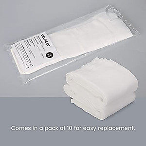 Velpeau Wrist and Thumb Spica Stockinette (Pack of 10) Comfy Arm Sock, Cotton Skin Protection Sleeve, Wrist Liner and Pre-Wrap Cover for Splints, Air Casts, Hand Brace(Medium)
