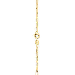 Amazon Essentials 14K Gold Plated Paperclip Chain Necklace 16" , Yellow Gold