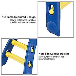 SAFEPLUS Kids Indoor Folding Slide, Strudy & Safe Toddler Climber Freestanding Sliders Play Toys for Little Ones Baby Children Boys Girls