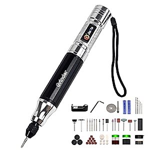 Engraving Pen Engraver Rechargeable Electric Cordless Grinding Pen DIY Rotary Tool Kit for Metal Wood Jewelry Engraving Carving Polishing Drilling Lettering