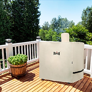 Outdoor Dining Cart Cover for Feasto Modular Outdoor Kitchen Sink Station, Heavy Duty Waterproof Cover for Feasto Dining Cart, Beige (L36”xW26.5”x H45”)