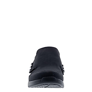 Drew Women's Bouquet Black Nubuck Casual Shoe, 7 Wide (D/E) US