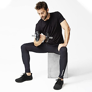 relxfeet Men's Barefoot Shoes Minimalist Cross-Trainer Shoes Wide Toe Walking Shoes Sole Lightweight Trail Running Sneakers Casual Shoes for Fitness Wrestling Hiking Black 11.5