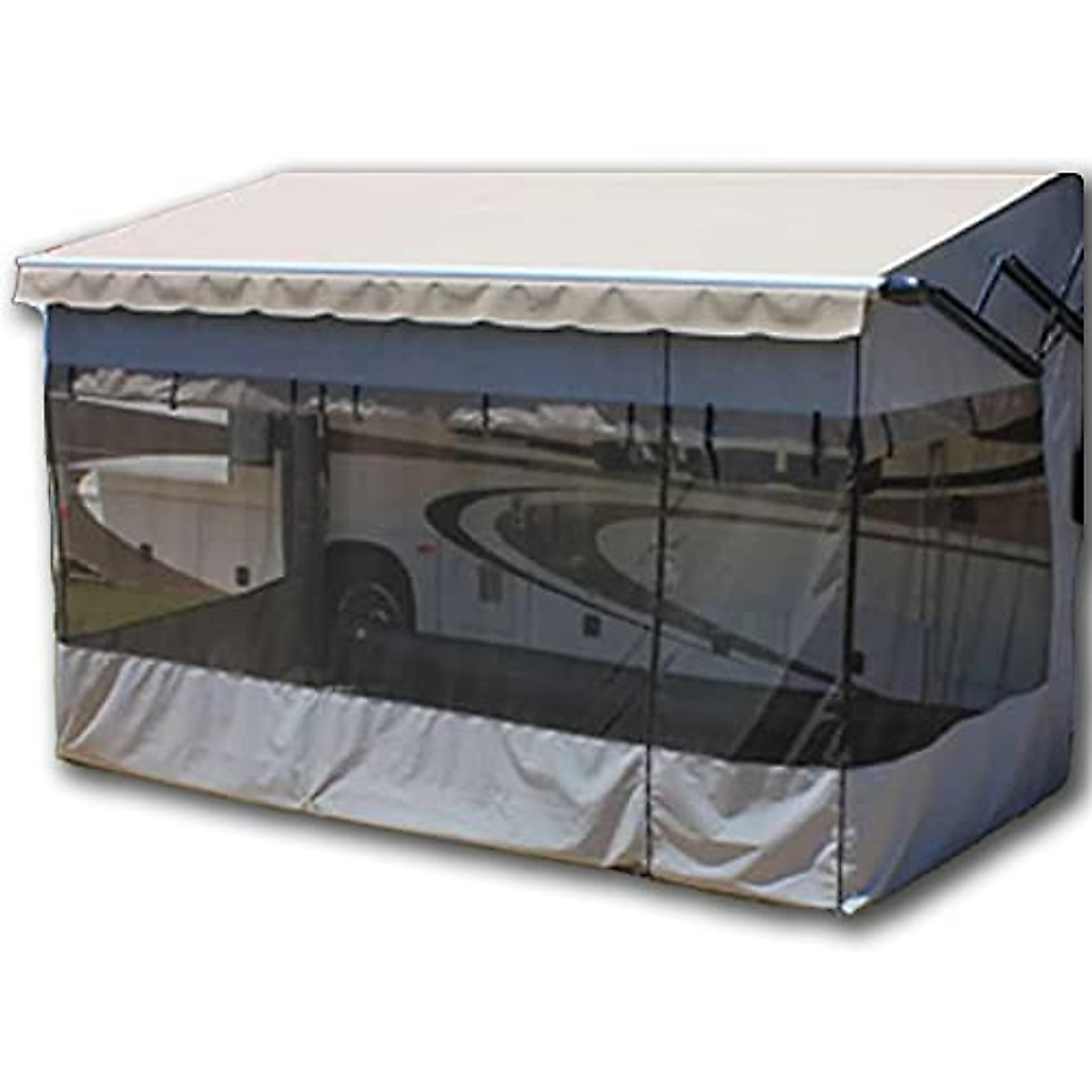 ShadePro - Villa RV Awning Screen Room - Add Room for Your Family Under Your RV Awning - Camper Screen Room for RV Patio or Porch Enclosure - Size 18 feet