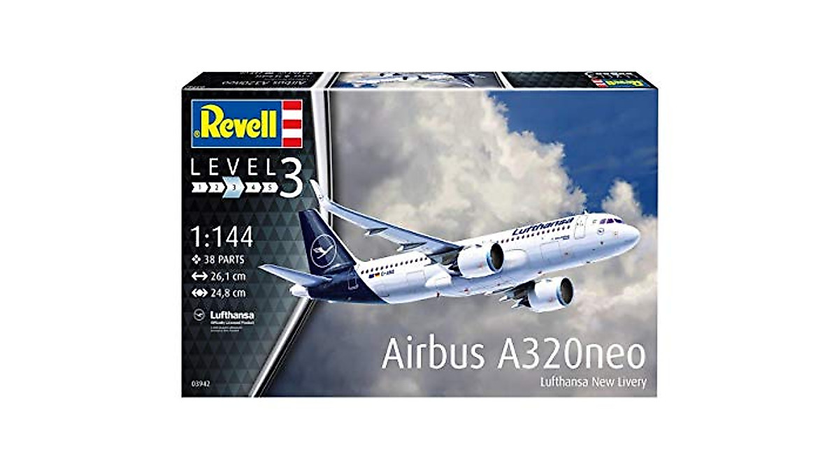 Revell Airbus A320 Neo Model Kit | 1:144 Scale Aircraft Replica