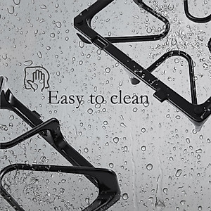 Upgraded WB31K10034 Grate Replacement Parts for GE Stove Parts XL44 Range Burner Grates 8.5 x 8.5 Inches GE Cooktop Parts Cast Iron Rack General Electric Range Parts Stove Top Grate 4 Pcs