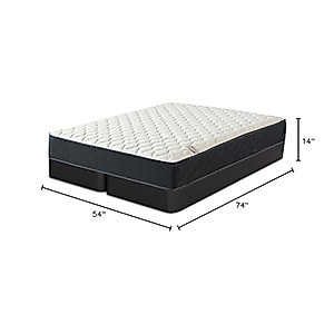 Mayton, 10-Inch Medium Tight Top Memory Foam Pocket Coil Hybrid Mattress, and 8" Split Wood Box Spring set, Twin, Black Box