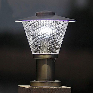 ZZYJYALG Outdoor Waterproof Column Lamp Modern Minimalist Creative Stainless Steel Anti-Rust Lighting E27 Pillar Light Home Garden Corridor Wall Courtyard Decoration Post Lamp