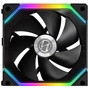 Lian-Li UNI FAN SL120 Revolutionized Daisy-Chain 120mm ARGB Fan, Black