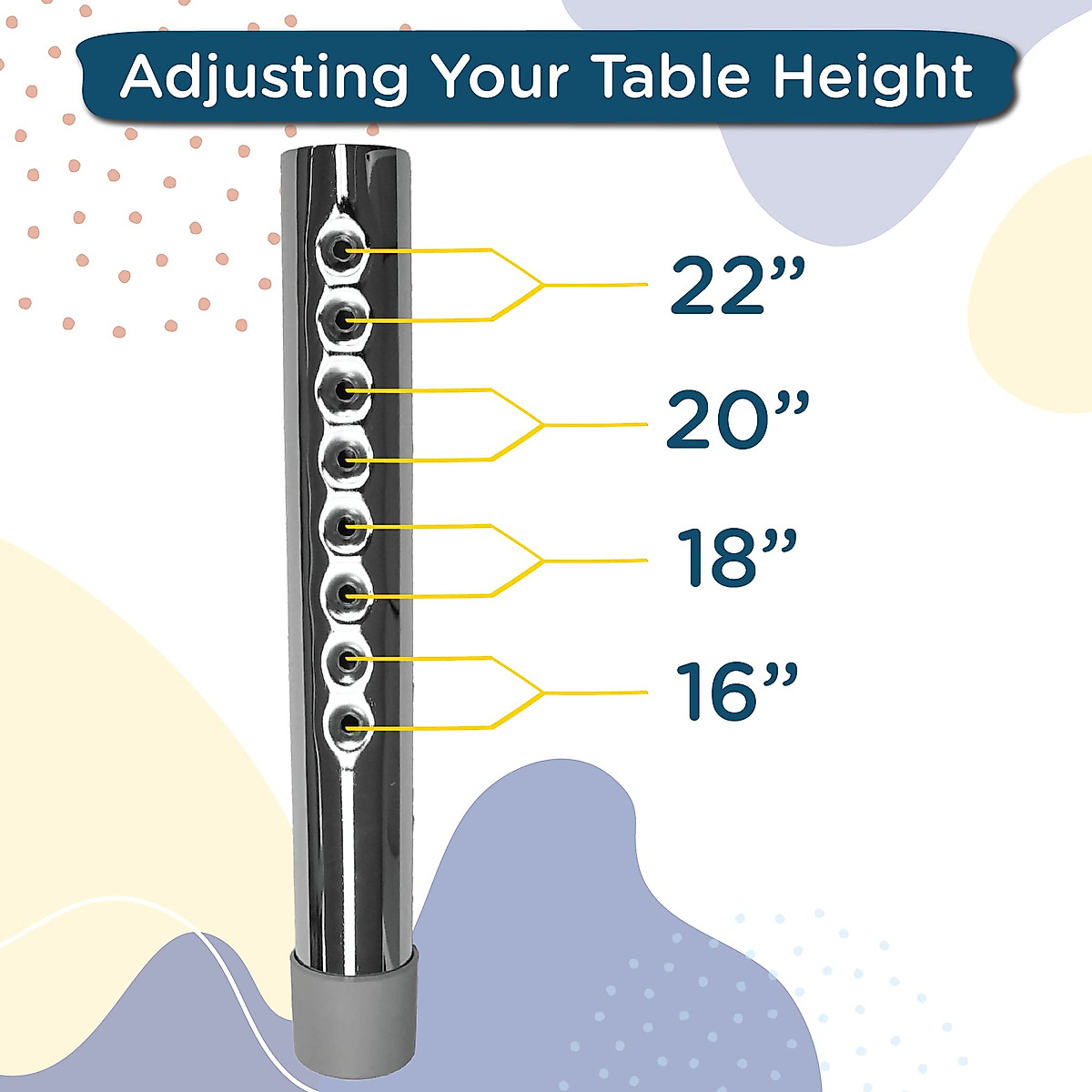 Children’s Factory 30"x72" As We Grow School Table, Oak-Blk, AB6604BLK, Adjustable Height 16"-22" H, Kids Daycare, Preschool or Classroom Activity or Study Table