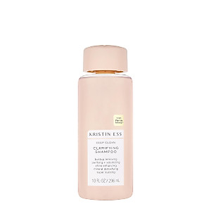 Kristin Ess Deep Clean Clarifying Shampoo for Oily Hair & Build Up | Detox Purifying + Cleansing Oily Hair Treatment - Sulfate Free + Vegan - Product for Thick, Curly + Color Treated Hair