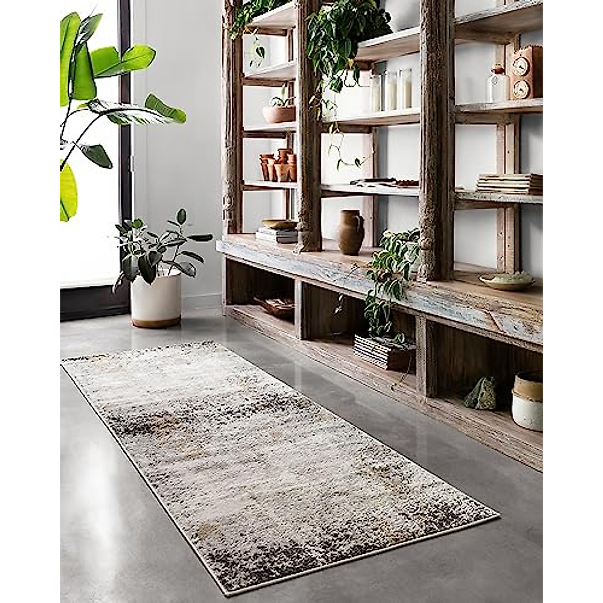 LOLOI Alchemy Area Rug, 9'-9 inch x 13'-6 inch, Grey/Gold