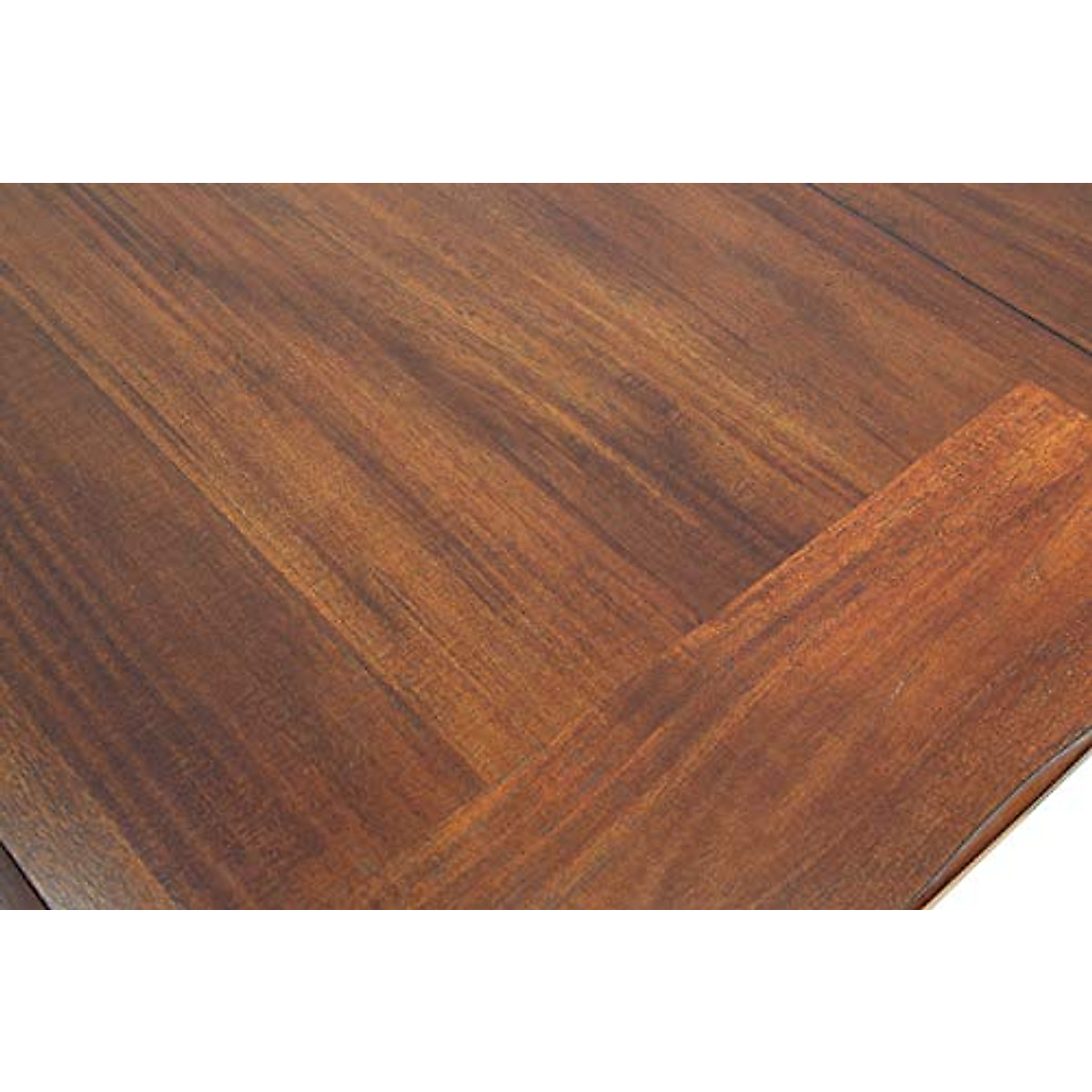 Signature Design by Ashley Ralene Traditional 36" Counter Height Dining Room Extension Table, Medium Brown