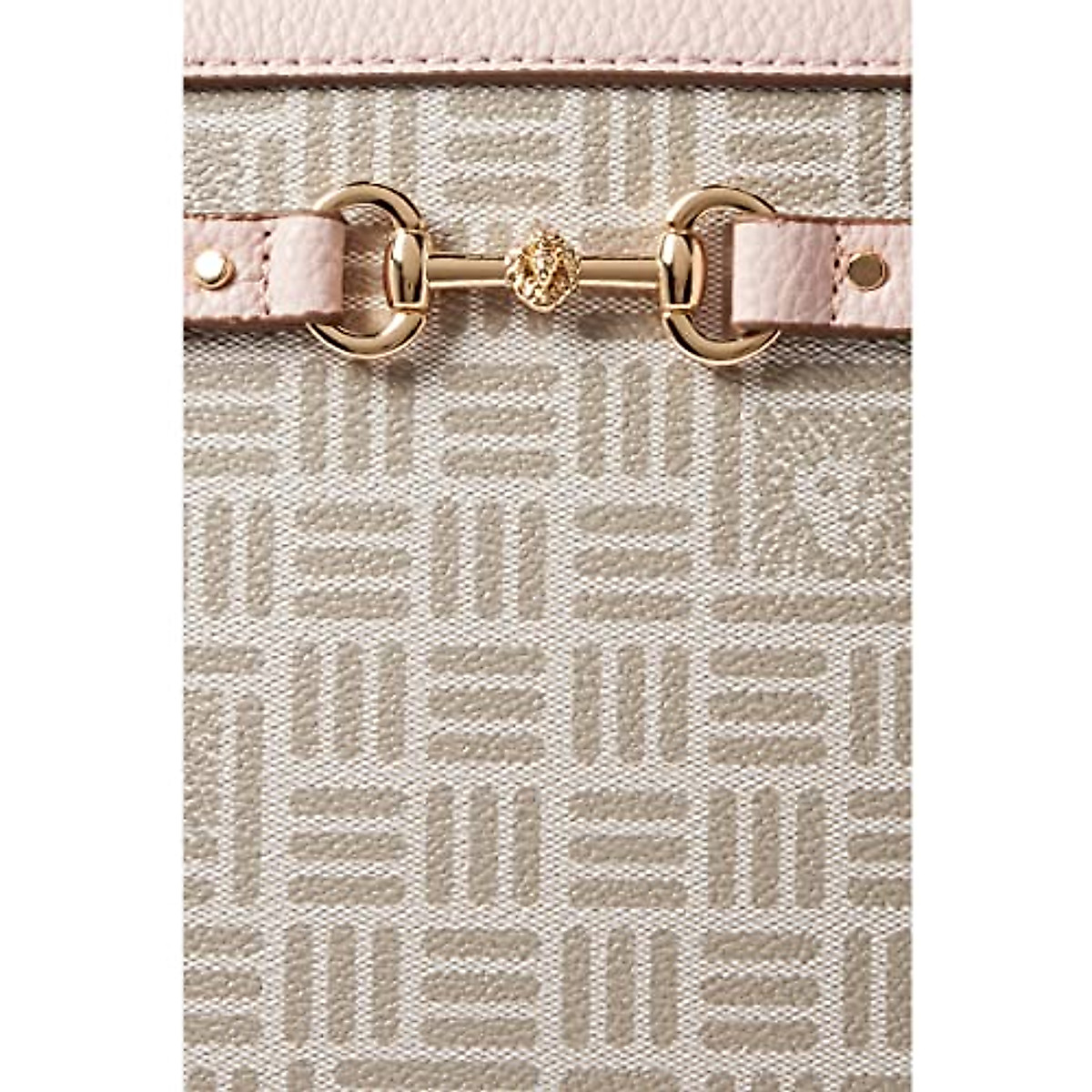 Anne Klein Logo Shopper Tote with Horsebit Light Pink One Size