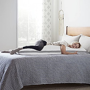 Oubonun 20x54 Full White Body Pillow for Adults, Big Long Bed Pillow for Sleeping, Premium Firm Body Support Pillows for Side Sleepers