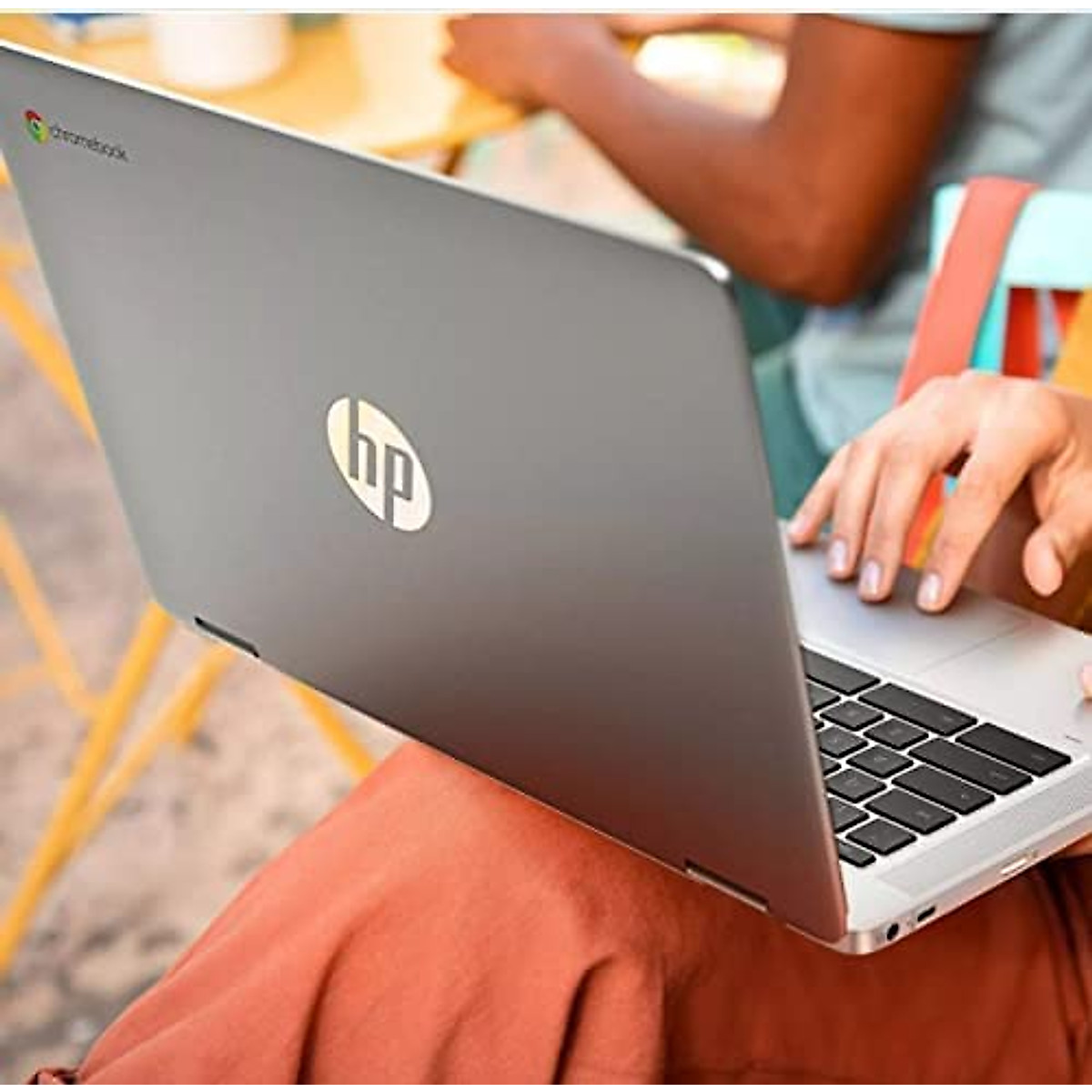 HP Chromebook x360 14-inch HD Touchscreen, 64GB eMMC, Intel Celeron N4020 2-in-1 Laptop (4GB RAM, USB-C, Wi-Fi, Webcam, SD Card Reader, Chrome OS) Silver, 14a-ca0036tg (Renewed)