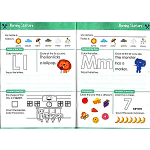 PRE-K - Morning Starters Educational Workbooks - v8