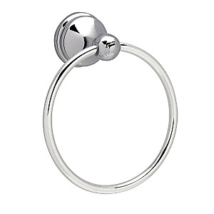 Design House 532895 Allante Towel Ring, Polished Chrome