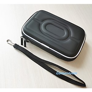 Protective Case Hard Case Carry Cover Bag Pouch Hard Storage Bag with Wrist Strap for Nintendo Gameboy Advance GBA Gameboy Color GBC Black