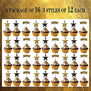 36PCS American Musical Cake Topper for Hamilton Birthday Party Decor Decorations for Kids Adults