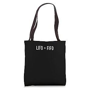 LIFO > FIFO Accountant Controller CPA Bookkeeper Funny Cute Tote Bag