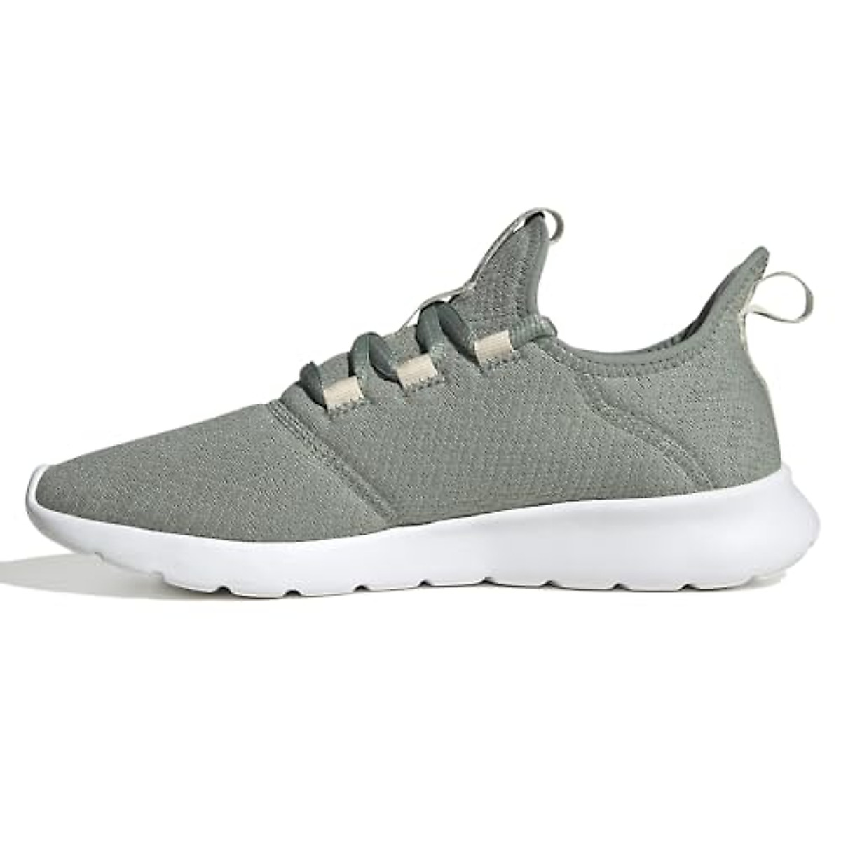 adidas Women's Cloudfoam Pure 2.0 Sneaker, Silver Green/Silver Pebble/Wonder White, 6